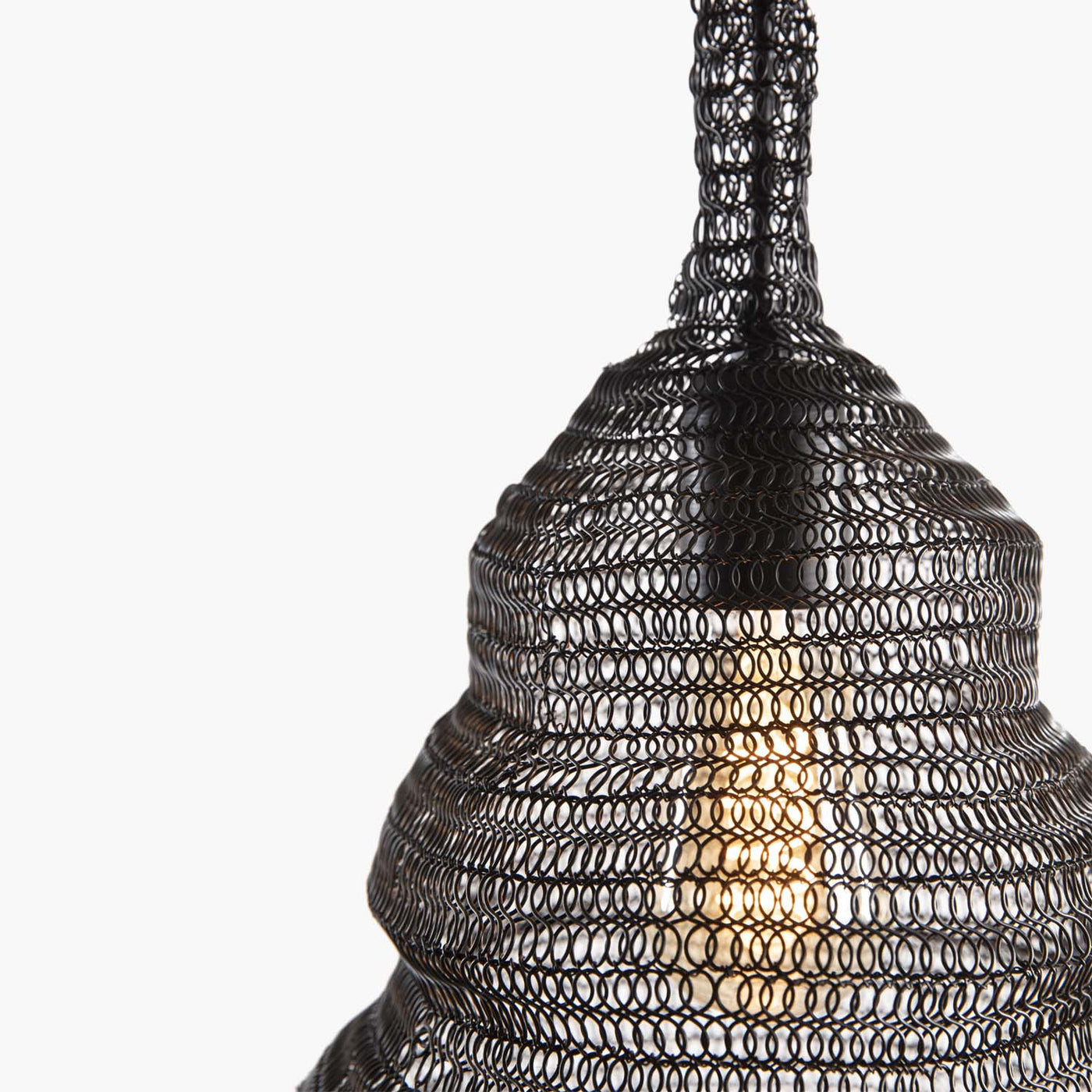 Lámpara de Colgar Patna Negro