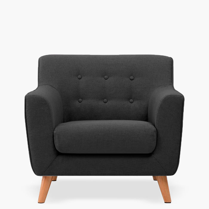 Sillón Siena 1 Cuerpo grafito