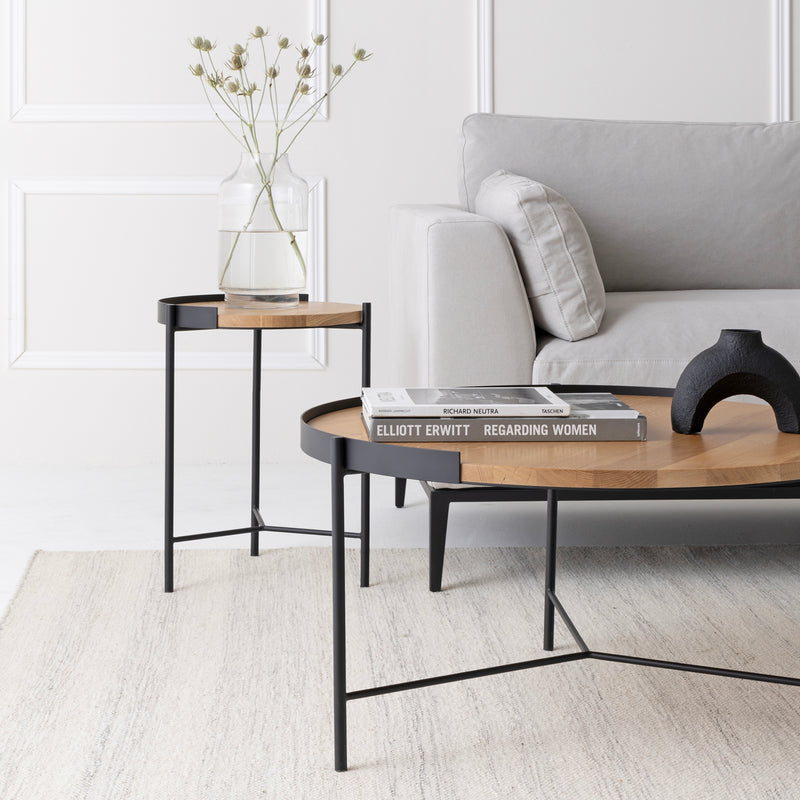 Mesa Lateral Trantor 40 Natura/Negro