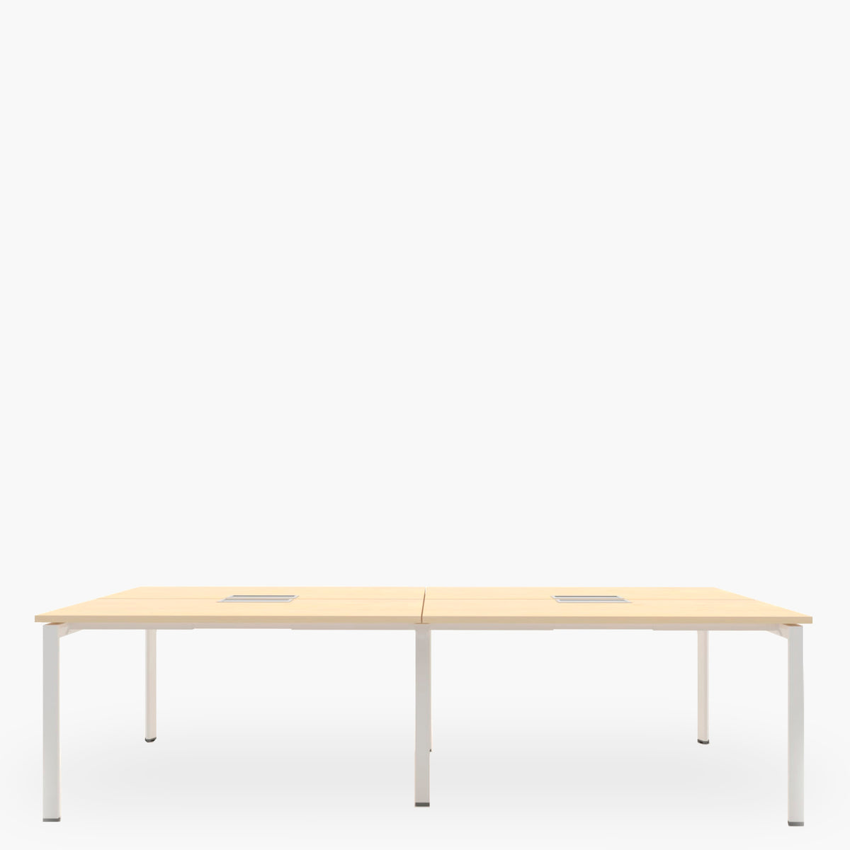 Escritorio Neo con pasacables 140 Bench 4 pers