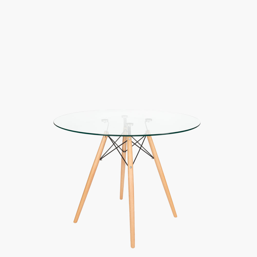 Mesa Comedor redonda Tendar 90 Vidrio