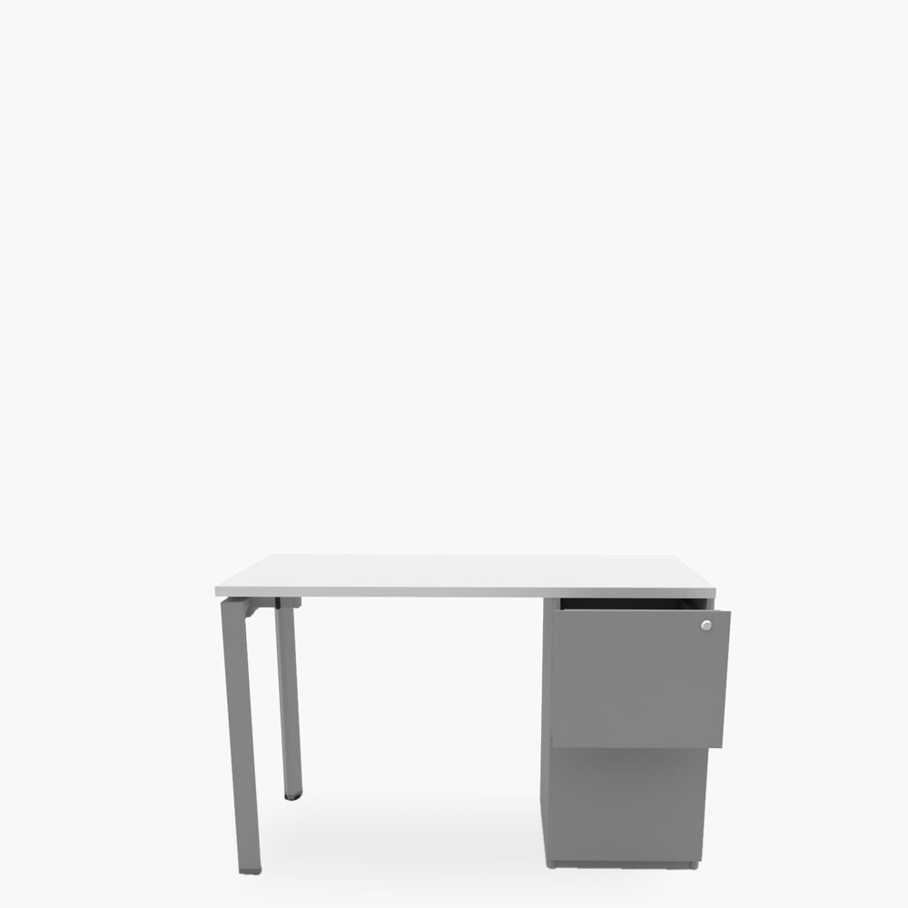 Escritorio Neo 120x60 con kardex metalico